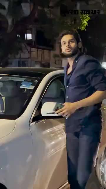 એક્ટર અભિમન્યુ દસાની બાન્દ્રા ખાતે સ્પોટ થયો | Actor Abhimanyu Dassani ...